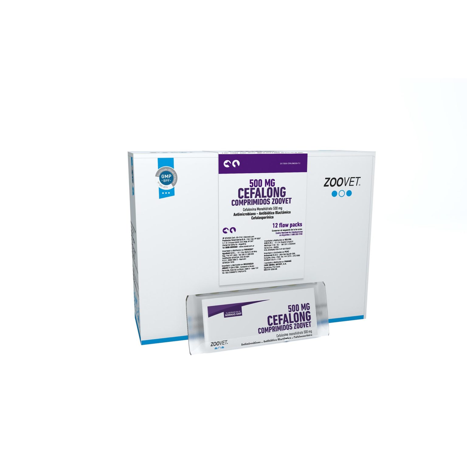 Cefalong 500mg X Tableta | Mascota Veloz