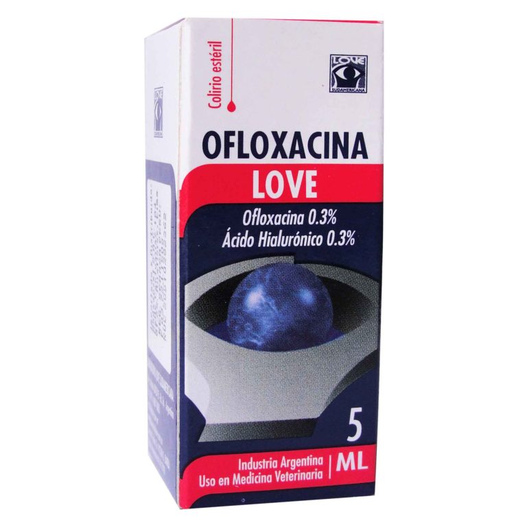 Ofloxacina Love X 5 Ml | Mascota Veloz