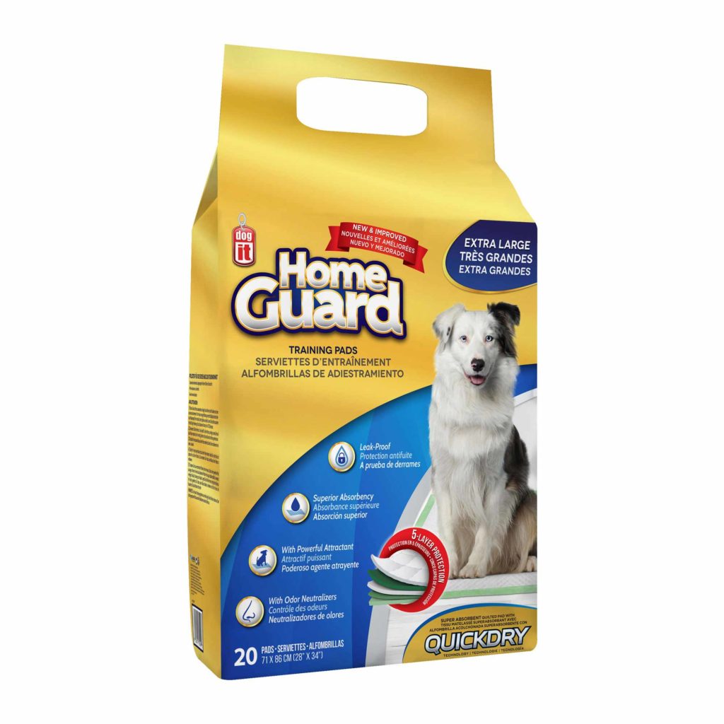 Dog It Home Guard Training Pads X-Large 20 Pack | Mascota Veloz