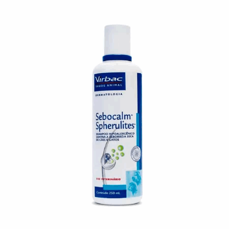 VIRBAC SHAMPOO SEBOCALM SPHERULITES | MascotaVeloz.pe