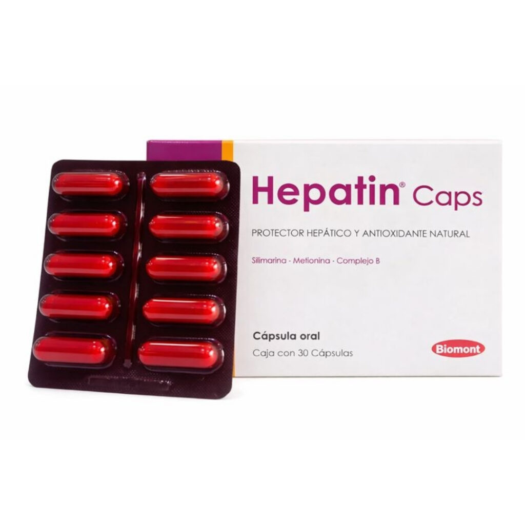Hepatin Caps X 30 Capsulas X 530 MG | Mascota Veloz